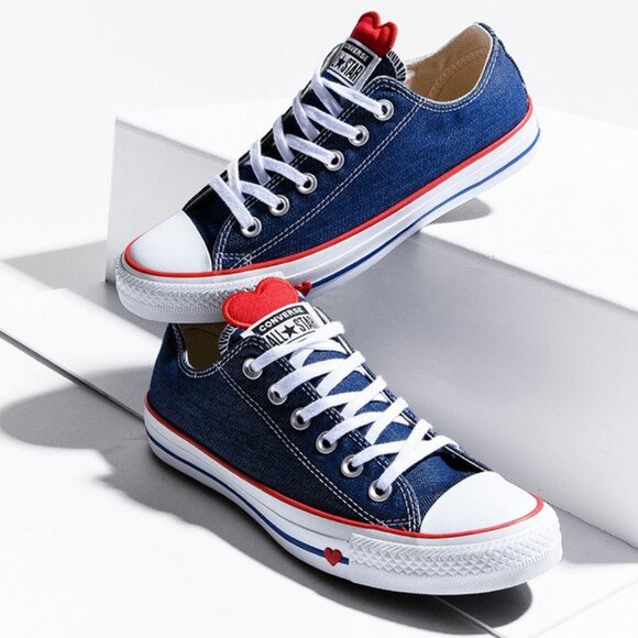 Converse | Shoes | New Converse Chuck Taylor All Star Ox Indigoredwhite ...